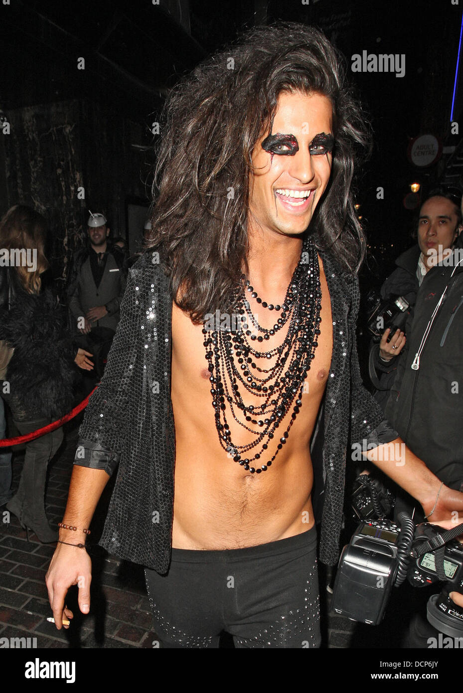 Ollie Locke arriving at the Box Nightclub in Soho London, England - 01. ...