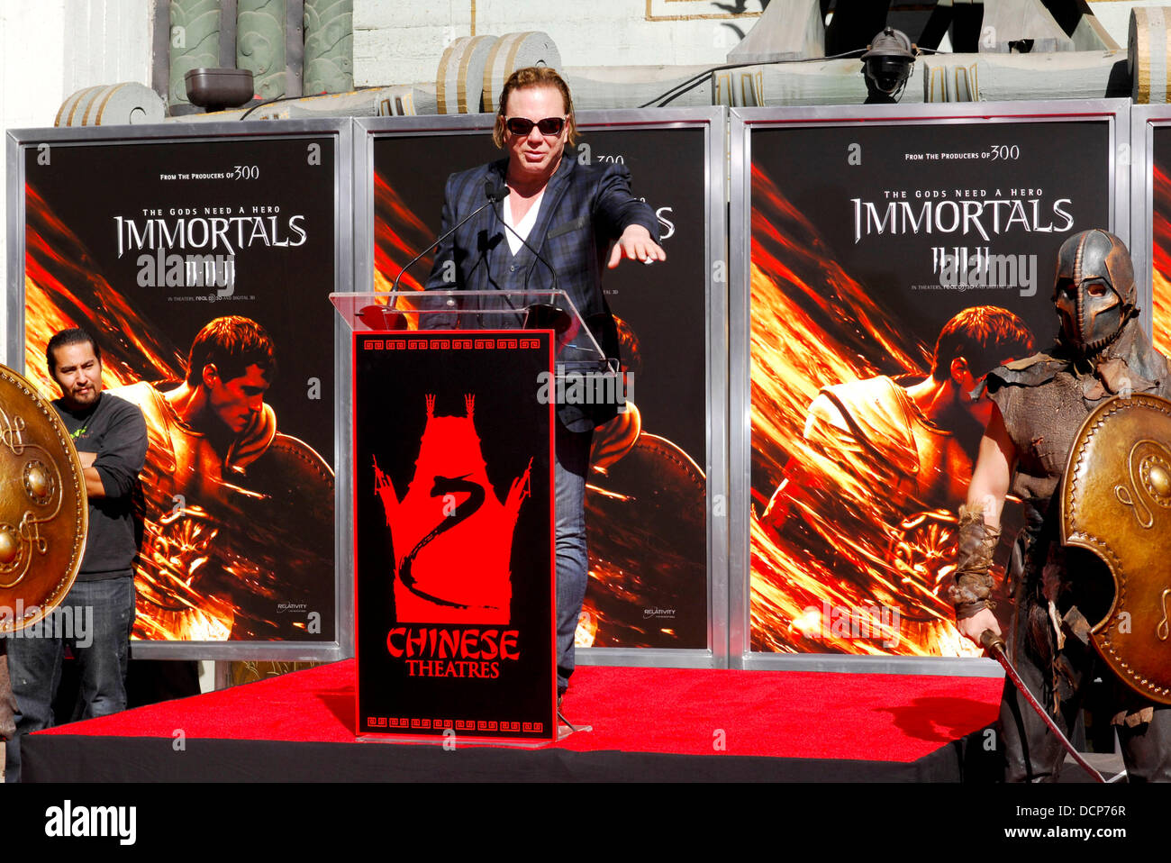 Mickey Rourke Mickey Rourke is honoured with a Hand and Footprint ...