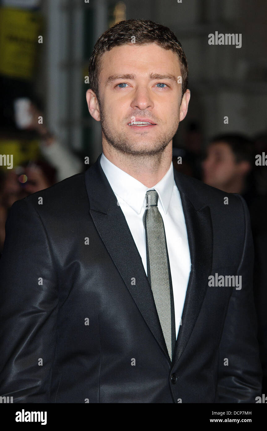 Justin Timberlake 'In Time' UK film premiere held at the Curzon Mayfair ...