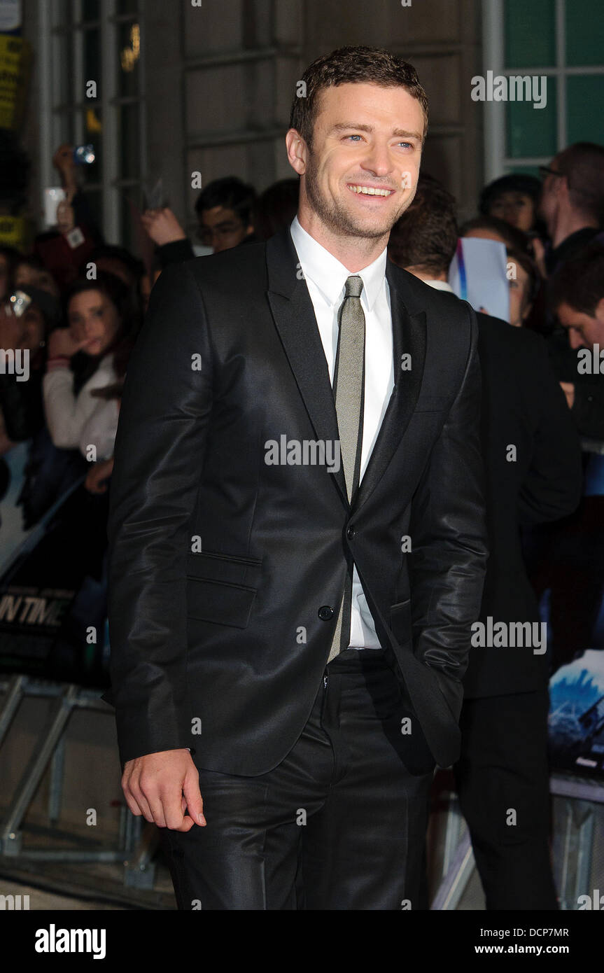 Justin Timberlake 'In Time' UK film premiere held at the Curzon Mayfair ...