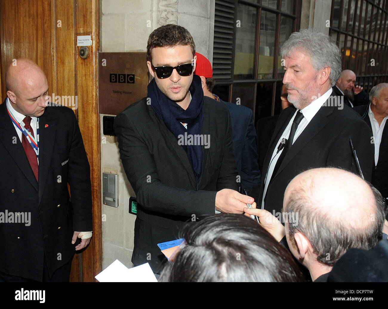 Justin Timberlake outside the BBC Radio 1 studios London, England - 01. ...