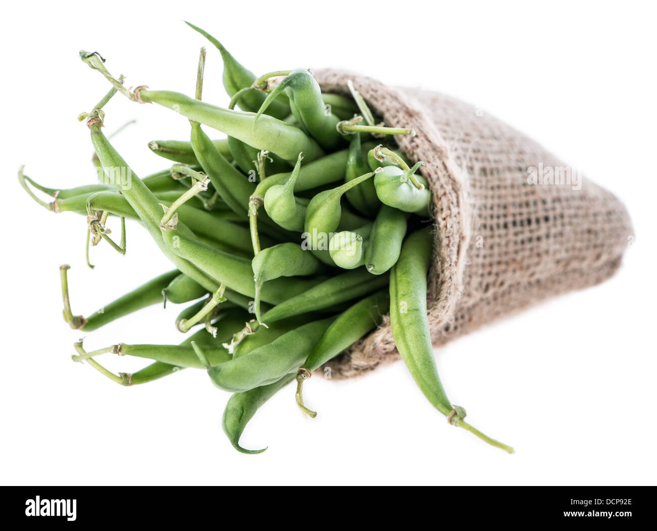 Isolated Green Beans (on white background Stock Photo - Alamy