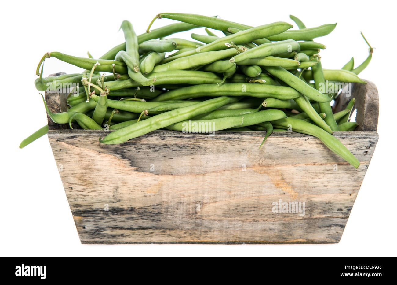 Isolated Green Beans (on white background Stock Photo - Alamy