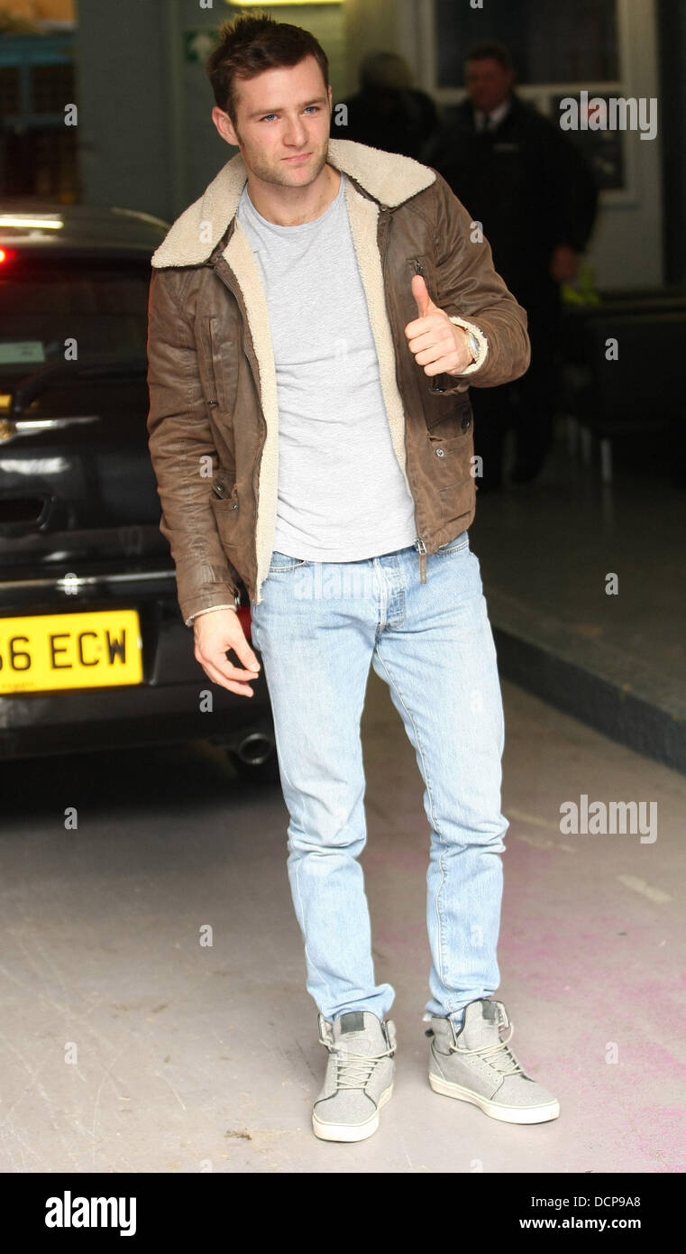 Harry Judd outside the ITV studios London, England - 02.11.11 Stock ...