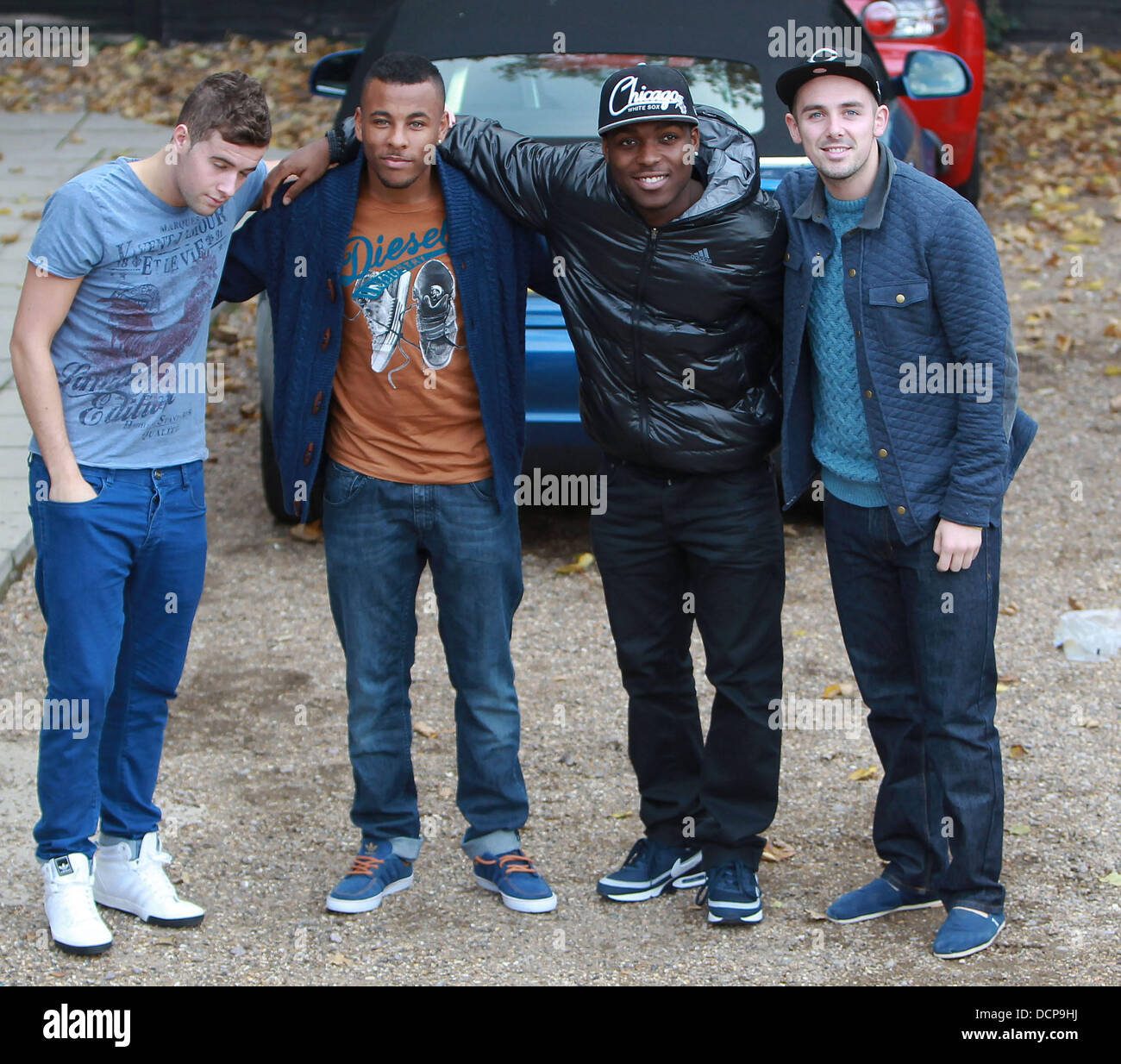 Andrew Merry, Ashford Campbell, Derry Mensah and Charlie Healy of The ...