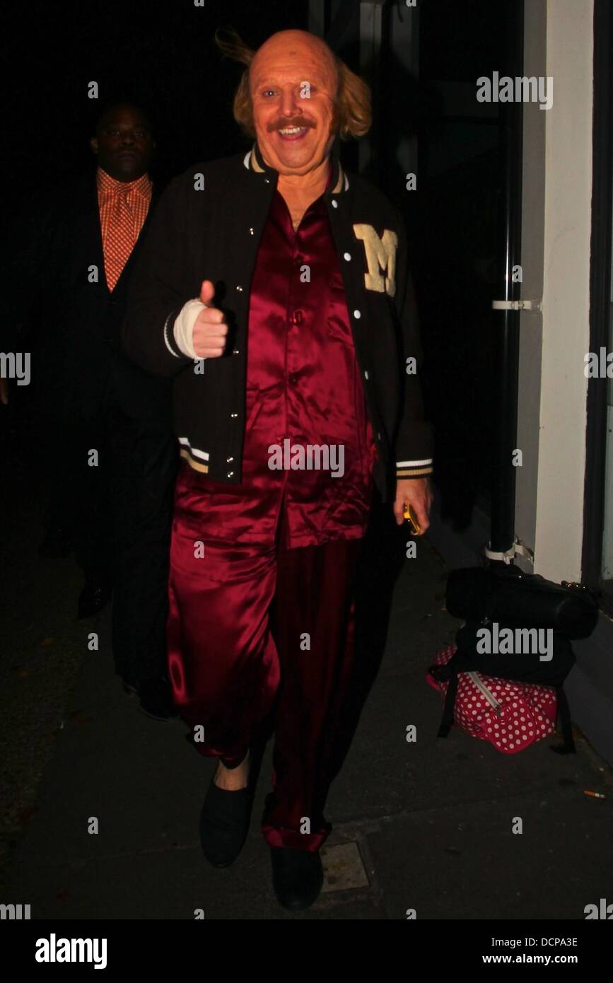 Keith Lemon Keith Lemon and Rufus Hound disguised as two old bald men ...