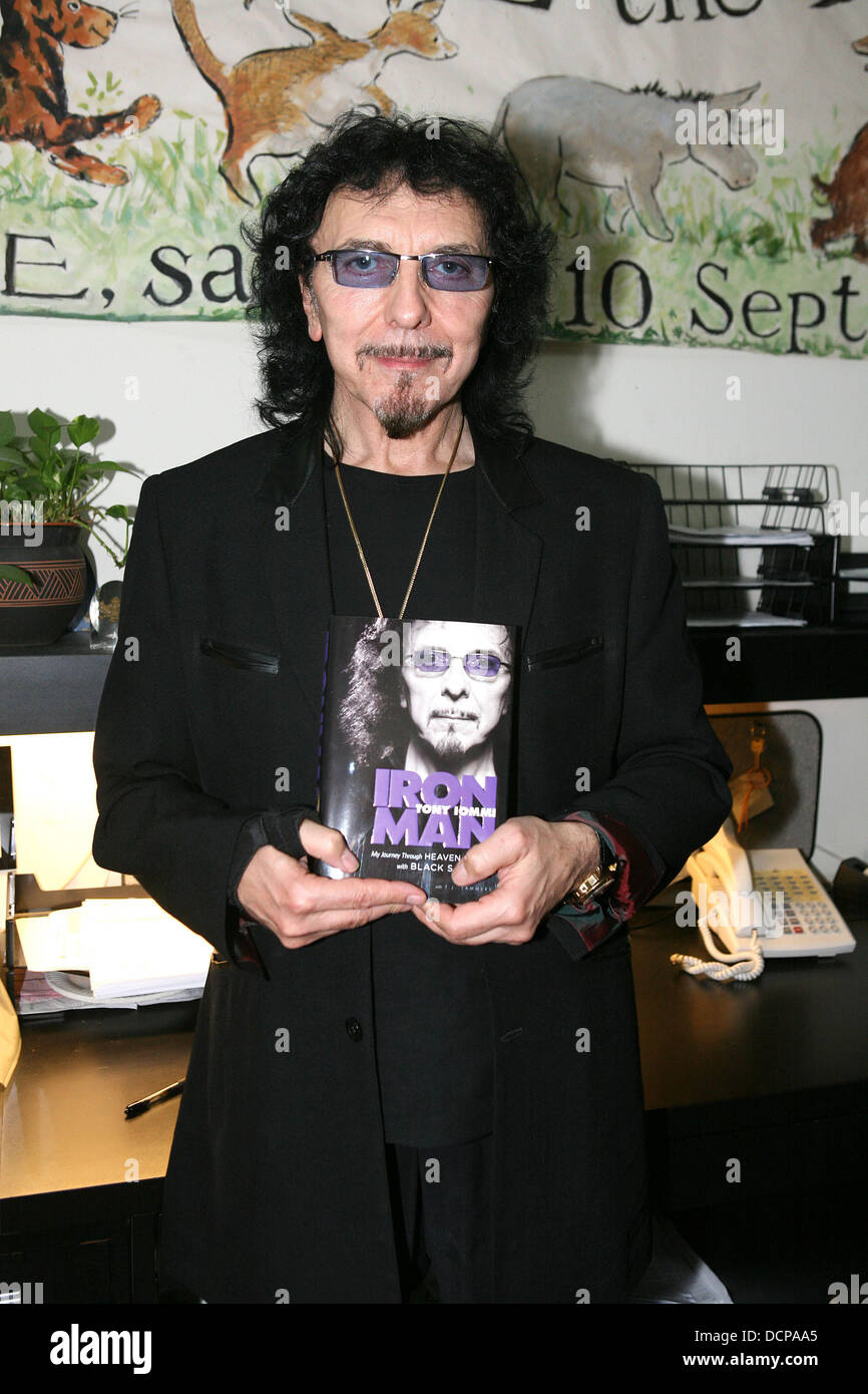 Tony Iommi of Black Sabbath book signing 'Iron Man: My Life with Black ...