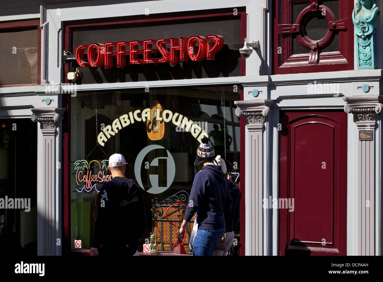 Coffee Shop Exterior, Amsterdam, Netherlands, Europe Stock Photo - Alamy