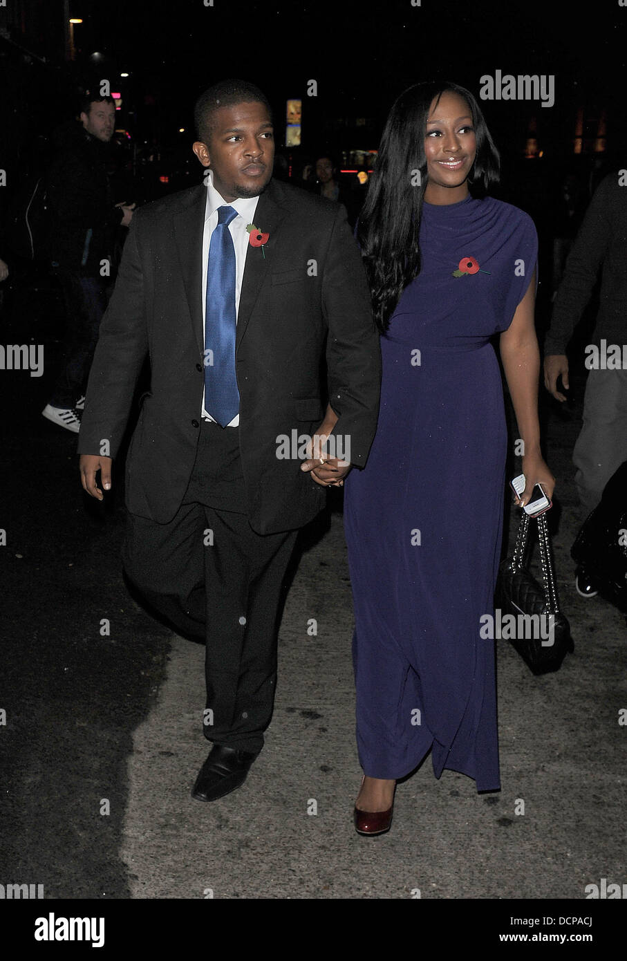 Alexandra Burke takes her younger brother Aaron Burke to TGI Fridays ...