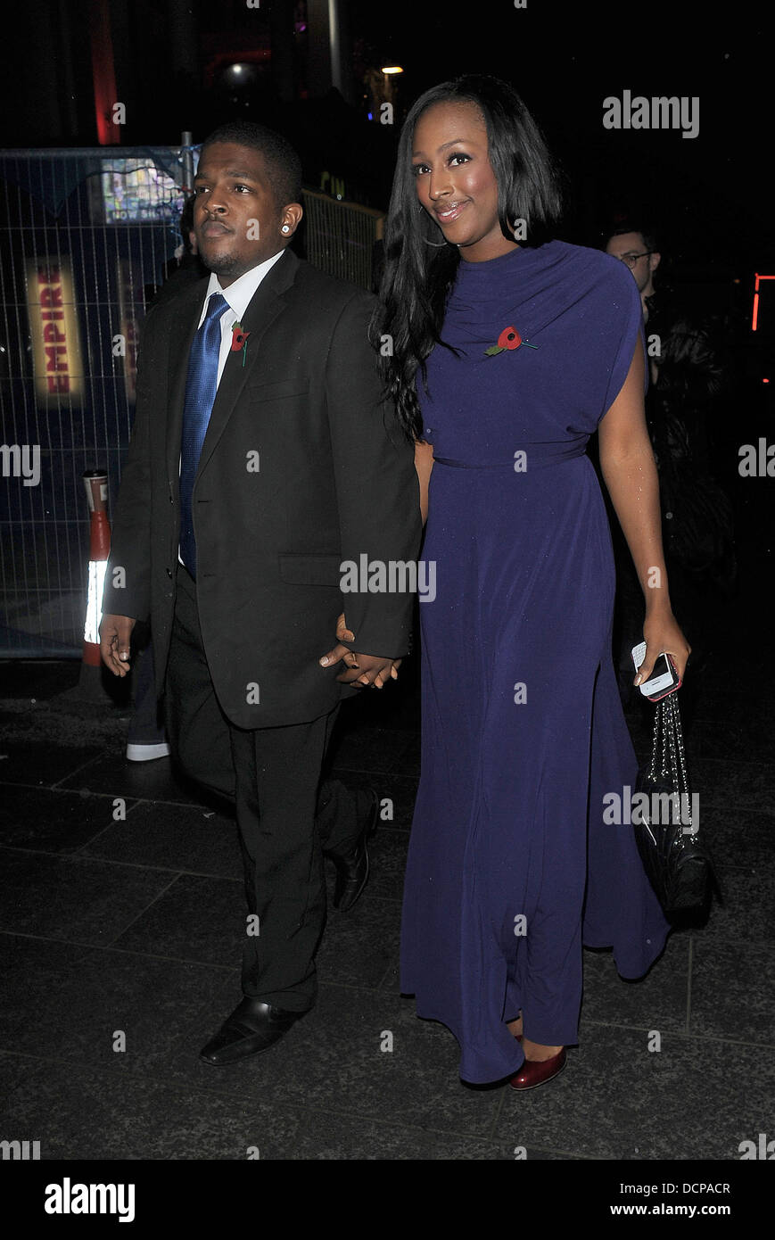 Alexandra Burke takes her younger brother Aaron Burke to TGI Fridays ...