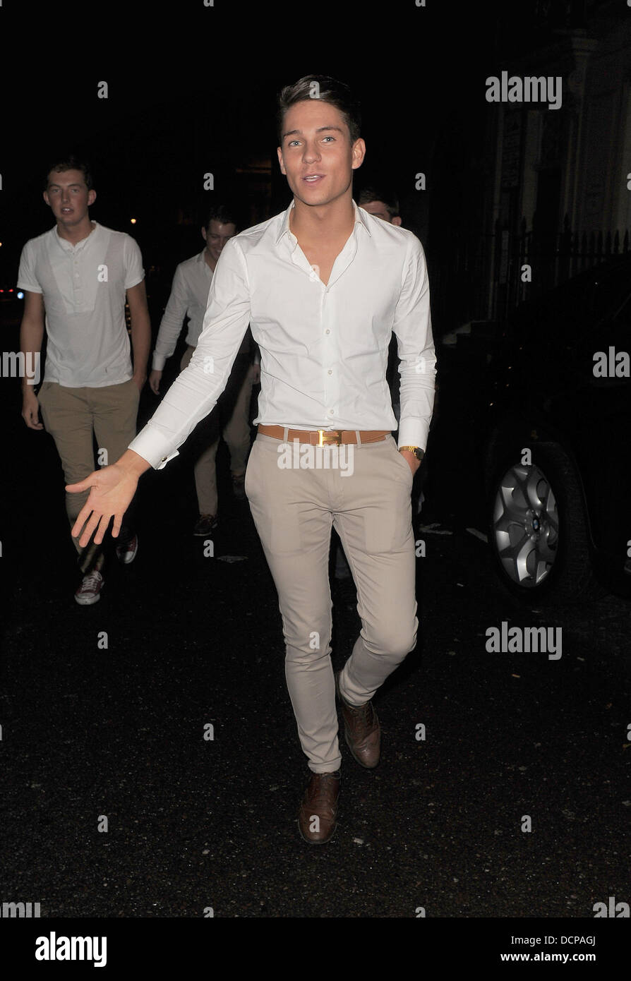 The Only Way Is Essex Star Joey Essex Leaving Aura Nightclub London England 031111 Stock