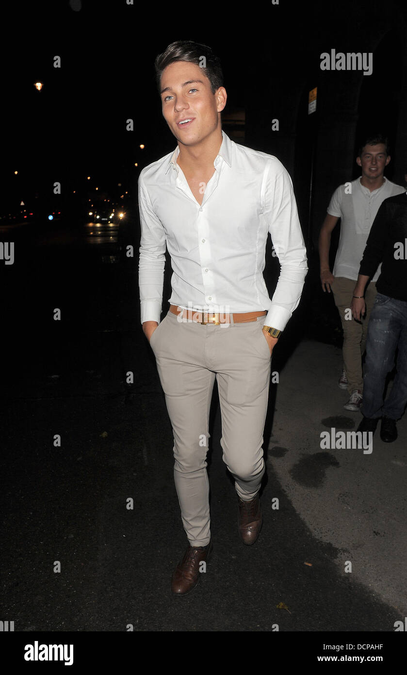 The Only Way Is Essex Star Joey Essex Leaving Aura Nightclub London England 031111 Stock