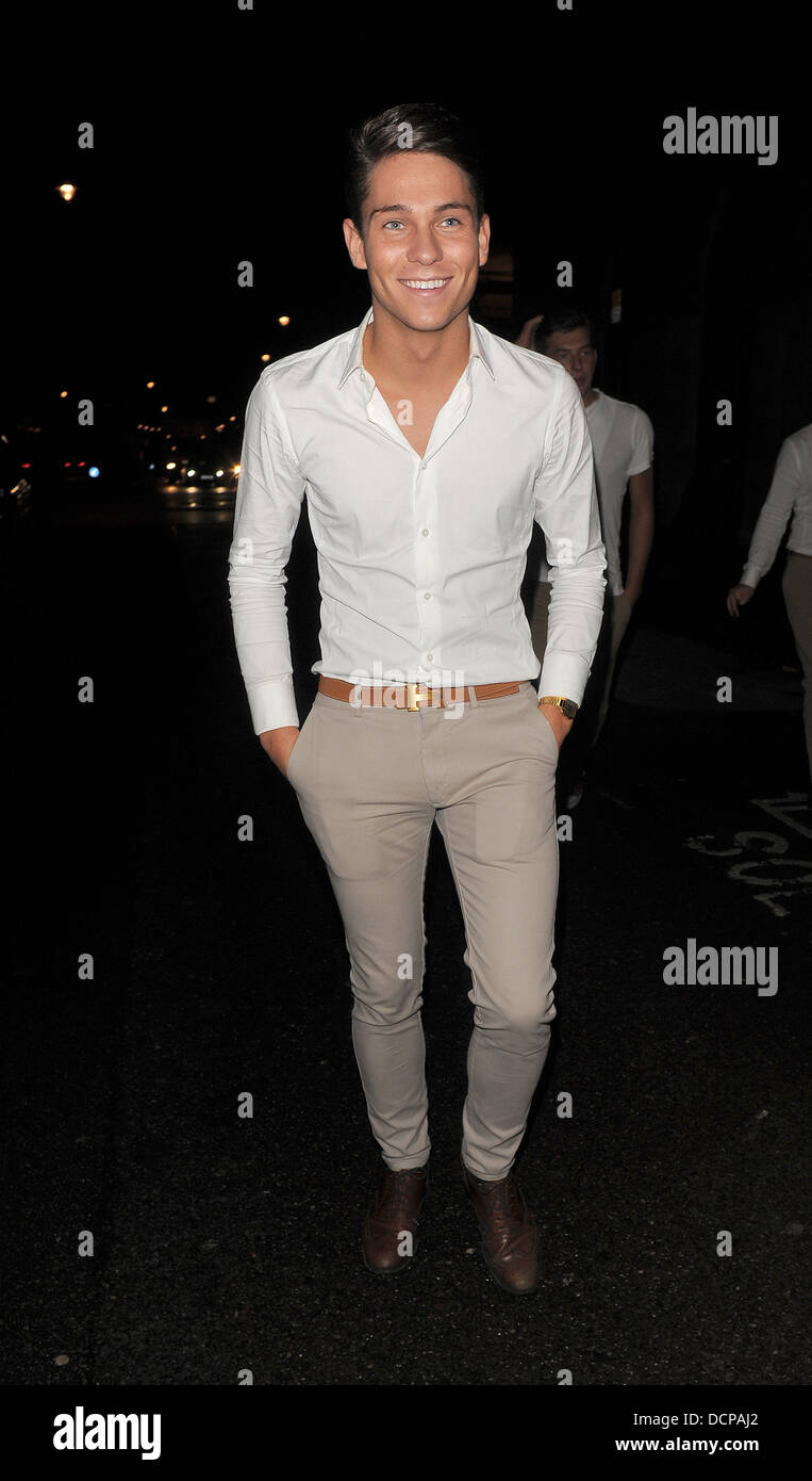 The Only Way Is Essex Star Joey Essex Leaving Aura Nightclub London England 031111 Stock