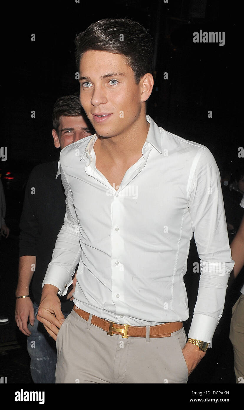 The Only Way Is Essex Star Joey Essex Leaving Aura Nightclub London England 031111 Stock