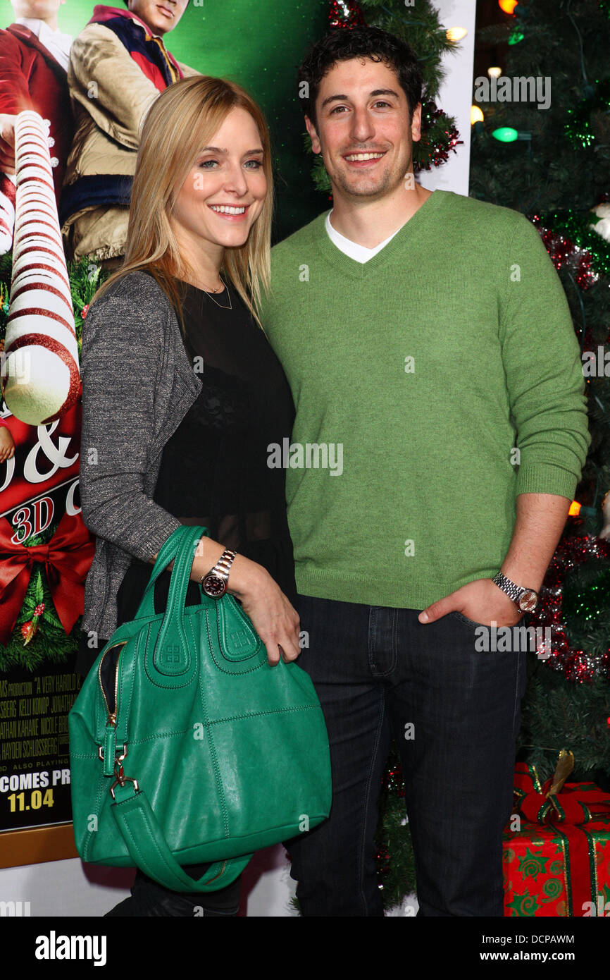 Jason Biggs, Jenny Mollen Biggs The Premiere of 'A Very Harold & Kumar ...