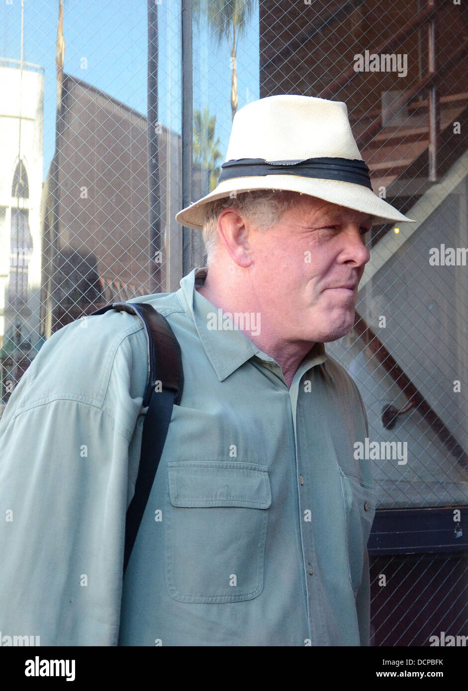 Nick Nolte wears a stylish Panama hat wile out and about in Los Angeles ...