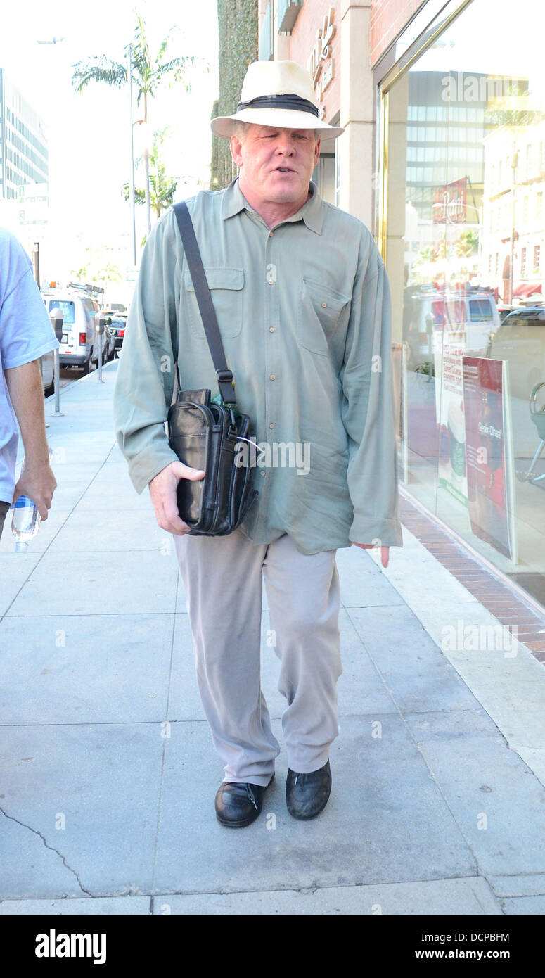 Nick Nolte wears a stylish Panama hat wile out and about in Los Angeles ...