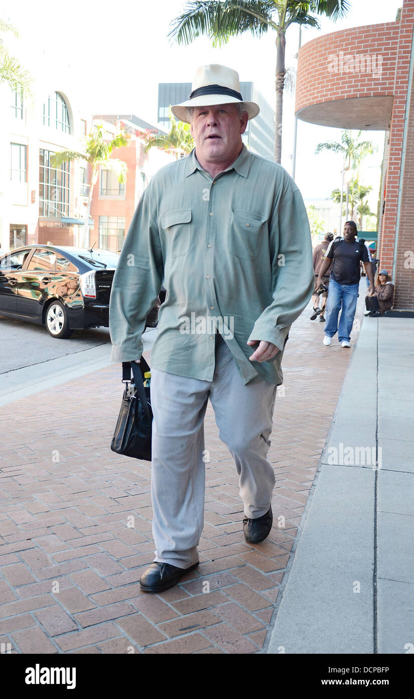 Nick Nolte wears a stylish Panama hat wile out and about in Los Angeles ...