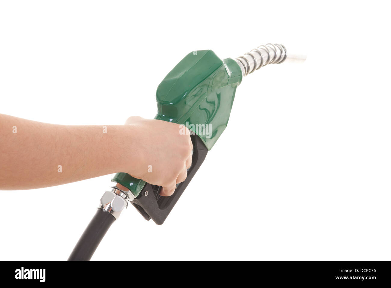 gas pump isolated on white Stock Photo - Alamy