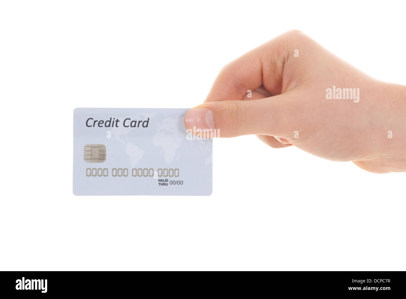 hand with credit card Stock Photo - Alamy