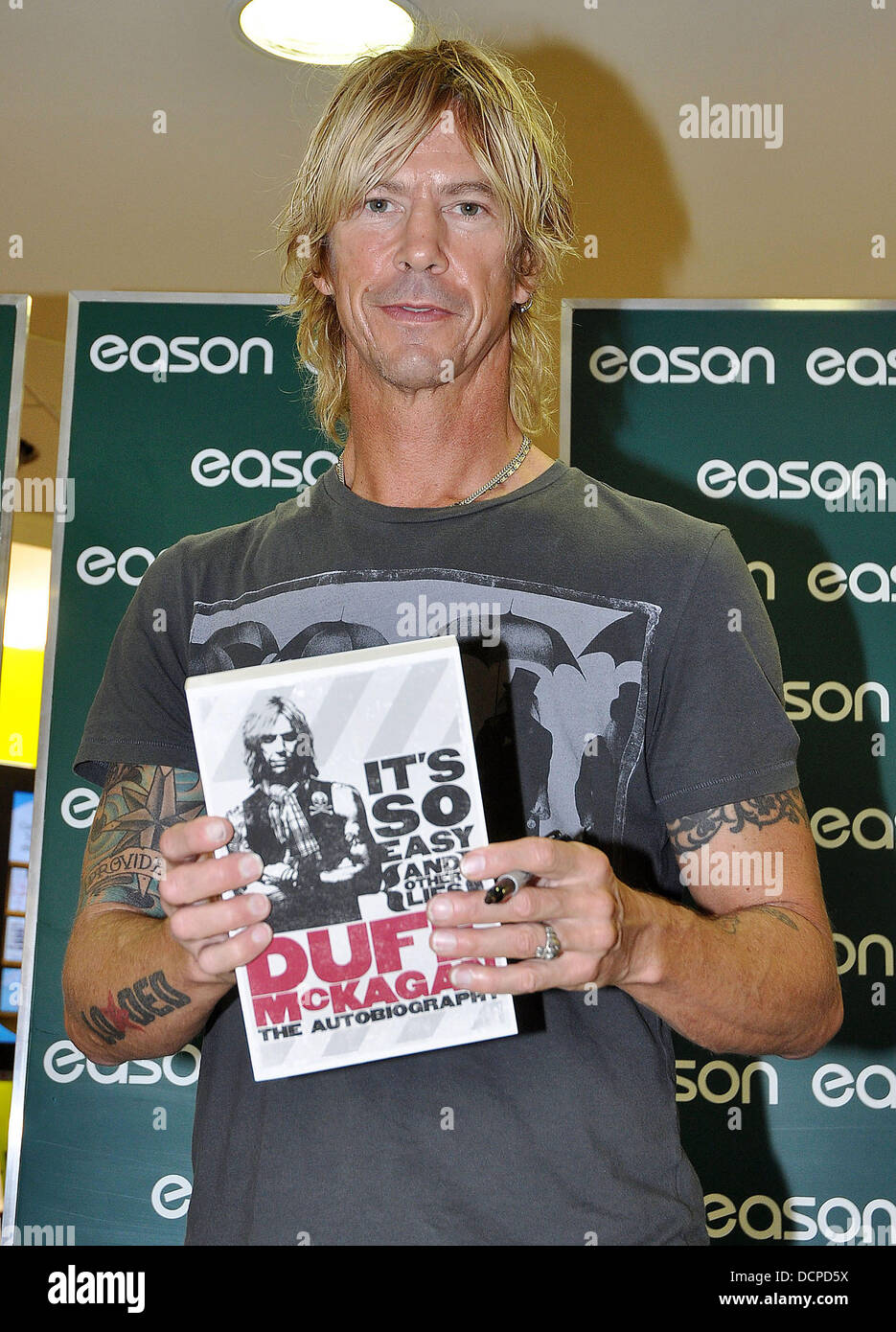 Guns N' Roses bassist Duff McKagan at his book signing of his ...