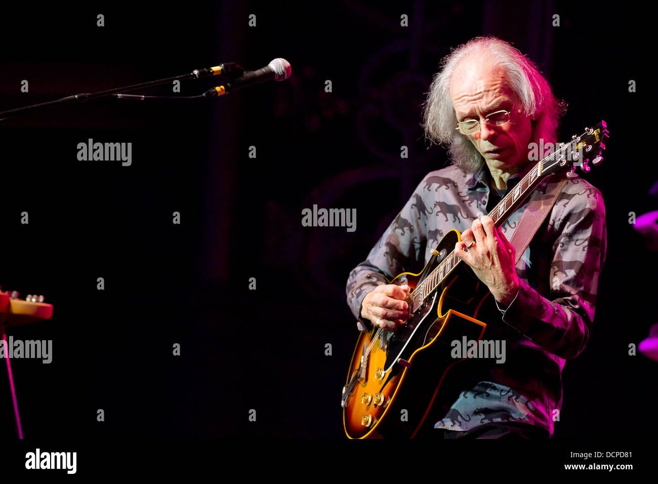 Steve Howe of English progressive rock band Yes , performing live at ...