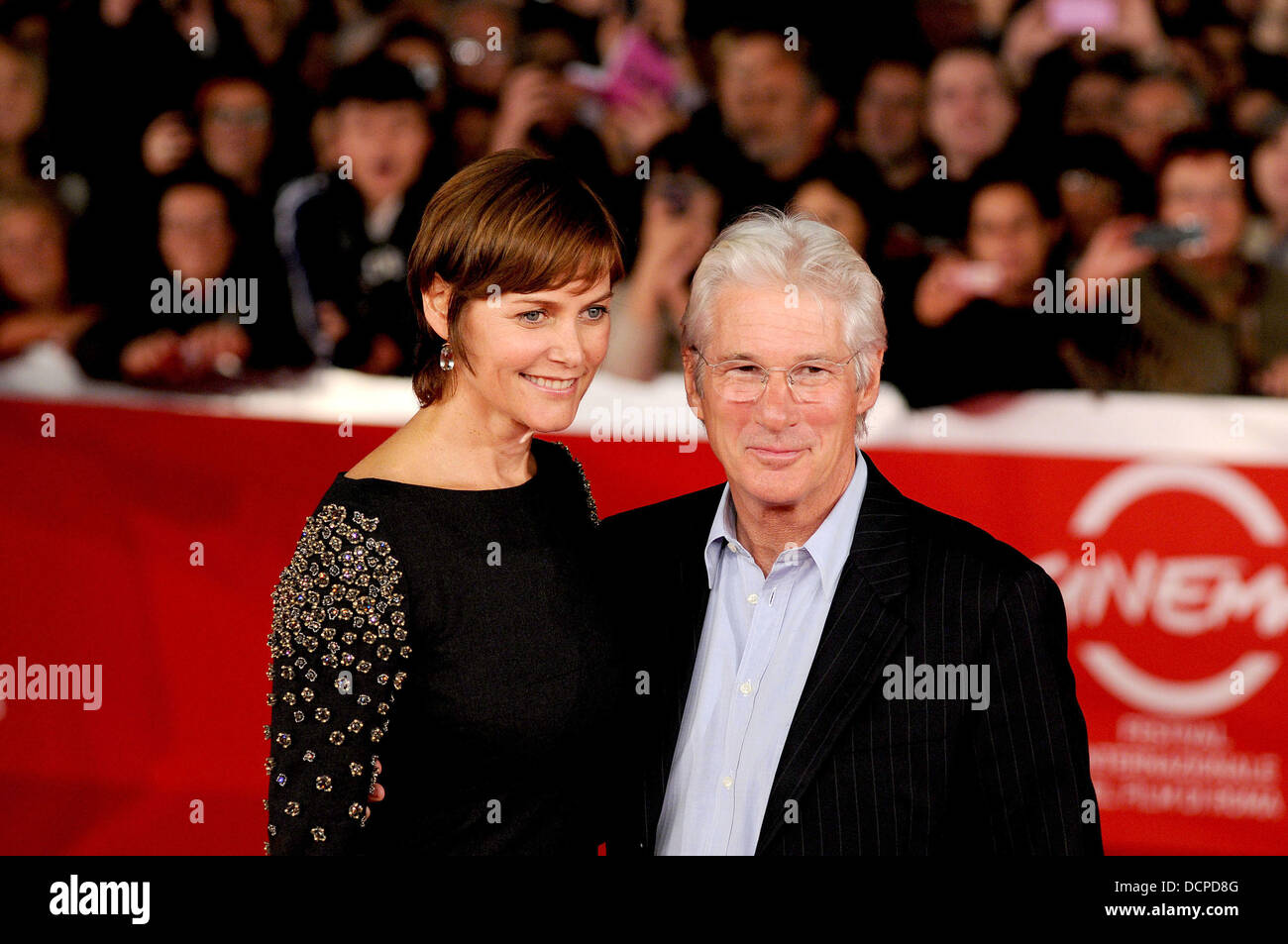 Richard Gere and his wife Carey Lowell, at the 6th International Rome ...