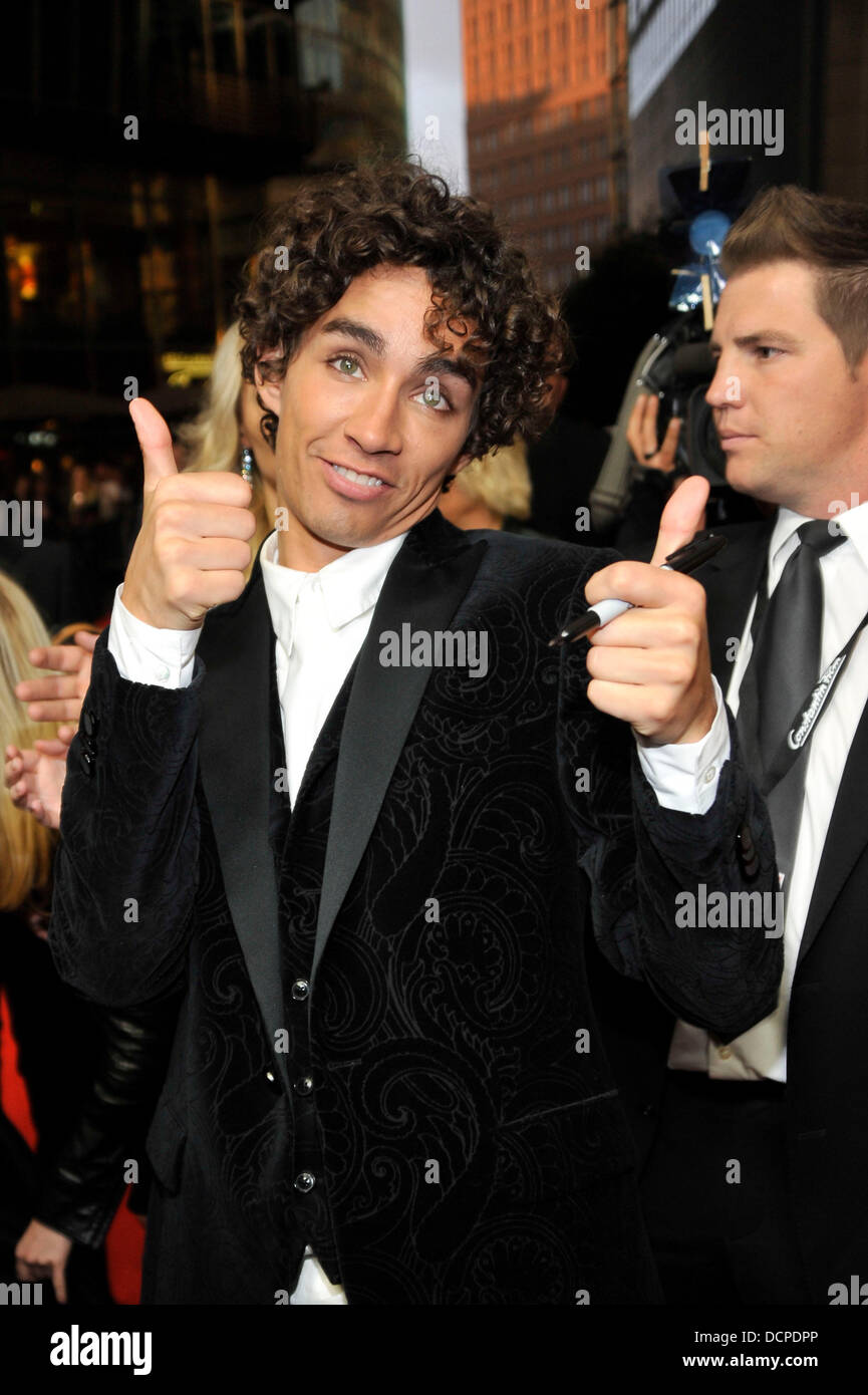 Berlin, Germany. 20th Aug, 2013. Irish actor Robert Sheehan attends to ...