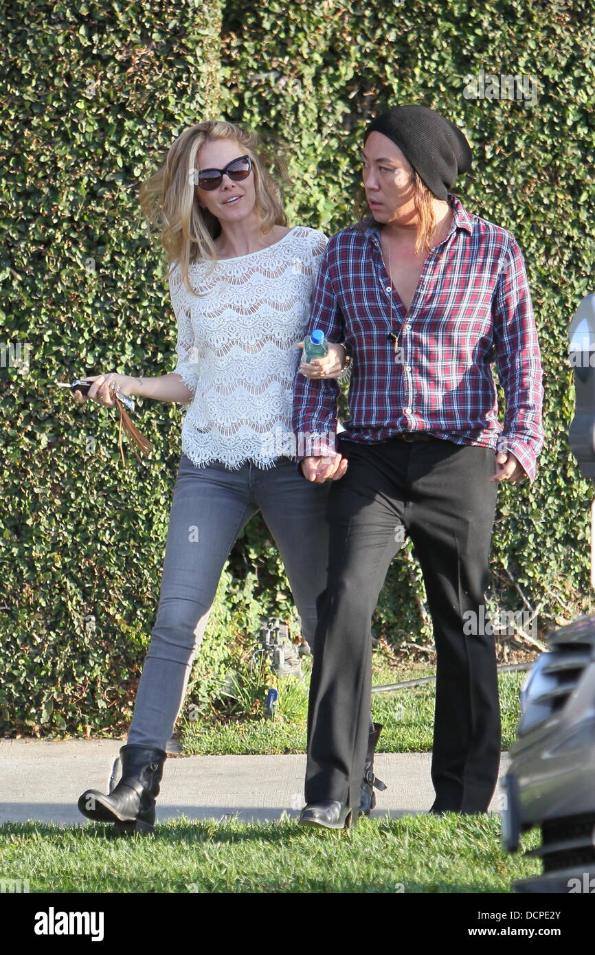 Monet Mazur Celebrities outside Byron and Tracey Salon in Beverly Hills ...