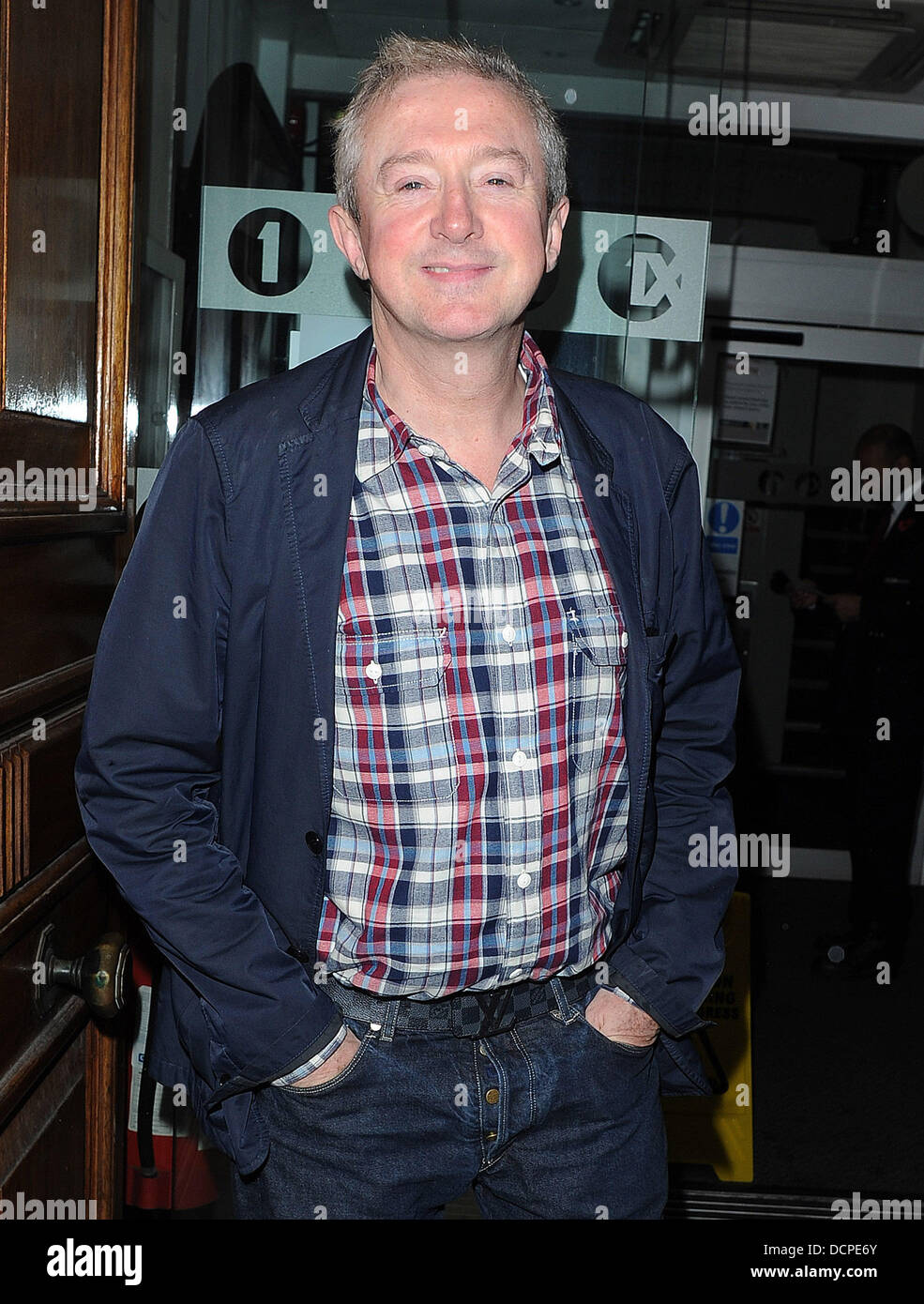 X Factor' judge Louis Walsh arriving at the BBC Radio 1 studios London ...