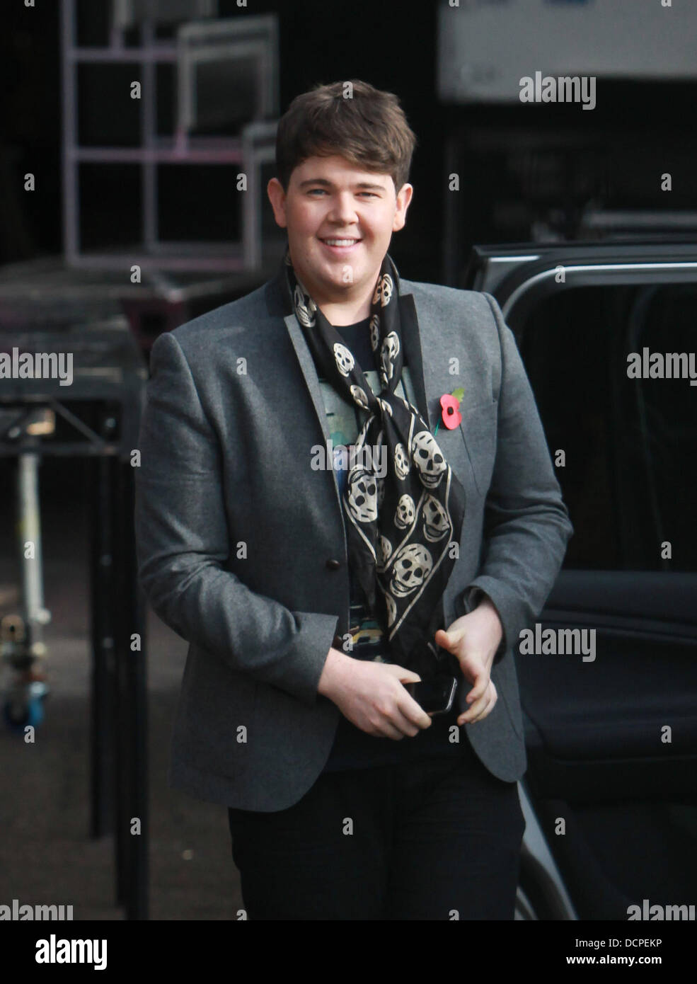 X Factor finalist Craig Colton arriving at rehearsals London, England ...