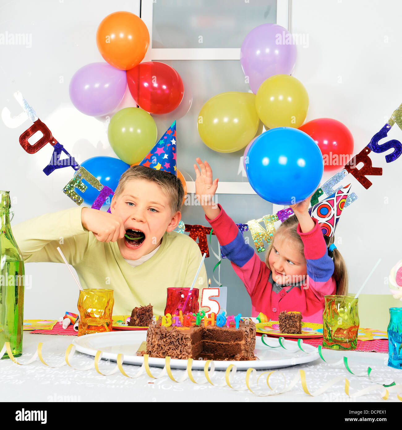 big birthday party Stock Photo - Alamy