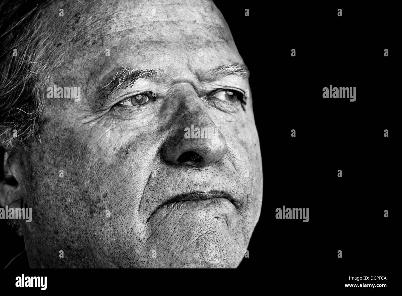 Man friendly looking Black and White Stock Photos & Images - Alamy