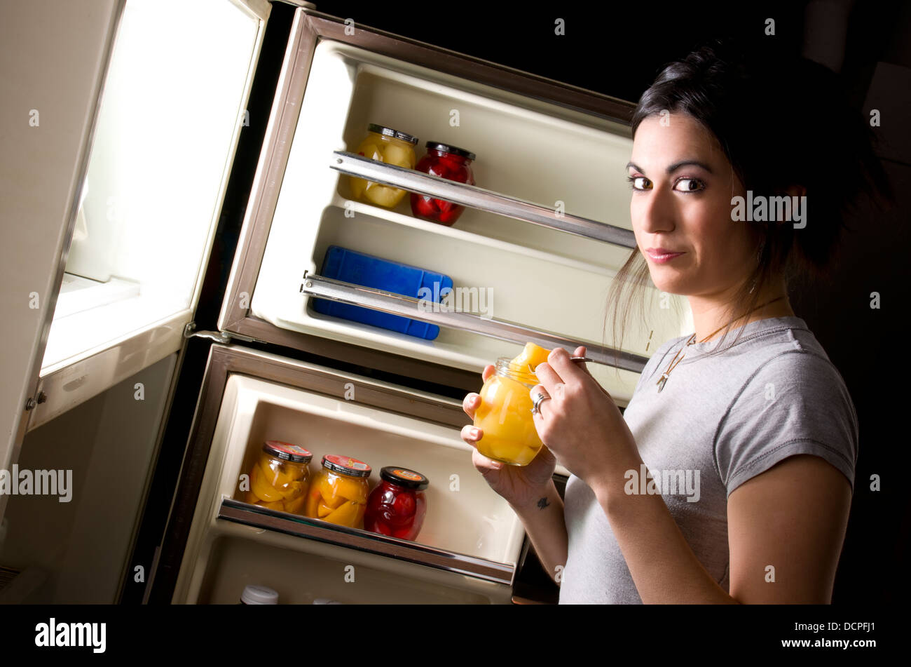 Midnight snack caught hi-res stock photography and images - Alamy