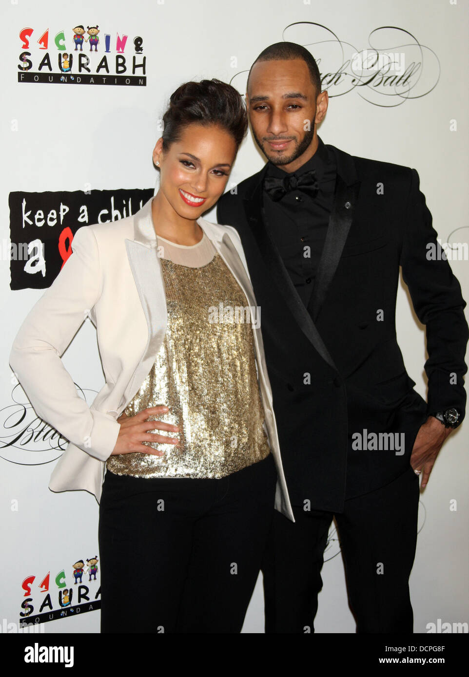 Alicia Keys and Swizz Beatz 8th Annual Keep A Child Alive Black Ball ...