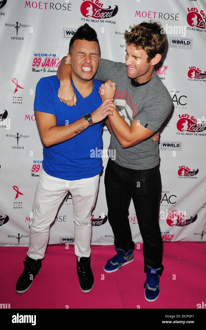 Talent Agent Johnny Donovan and CJ koegel from MTV Real World Cancun at ...