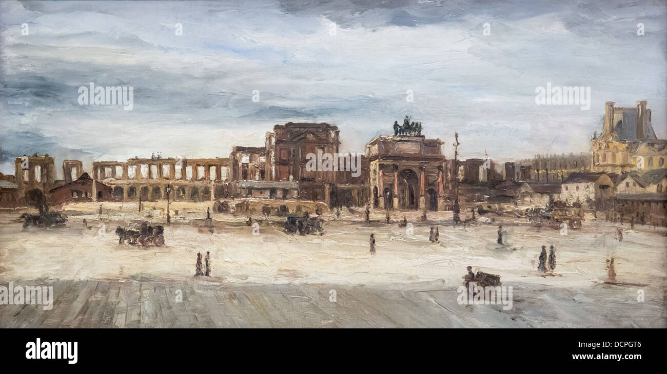 19th century - Demolition of the Tuileries Castle - A. Barth (1883 ...