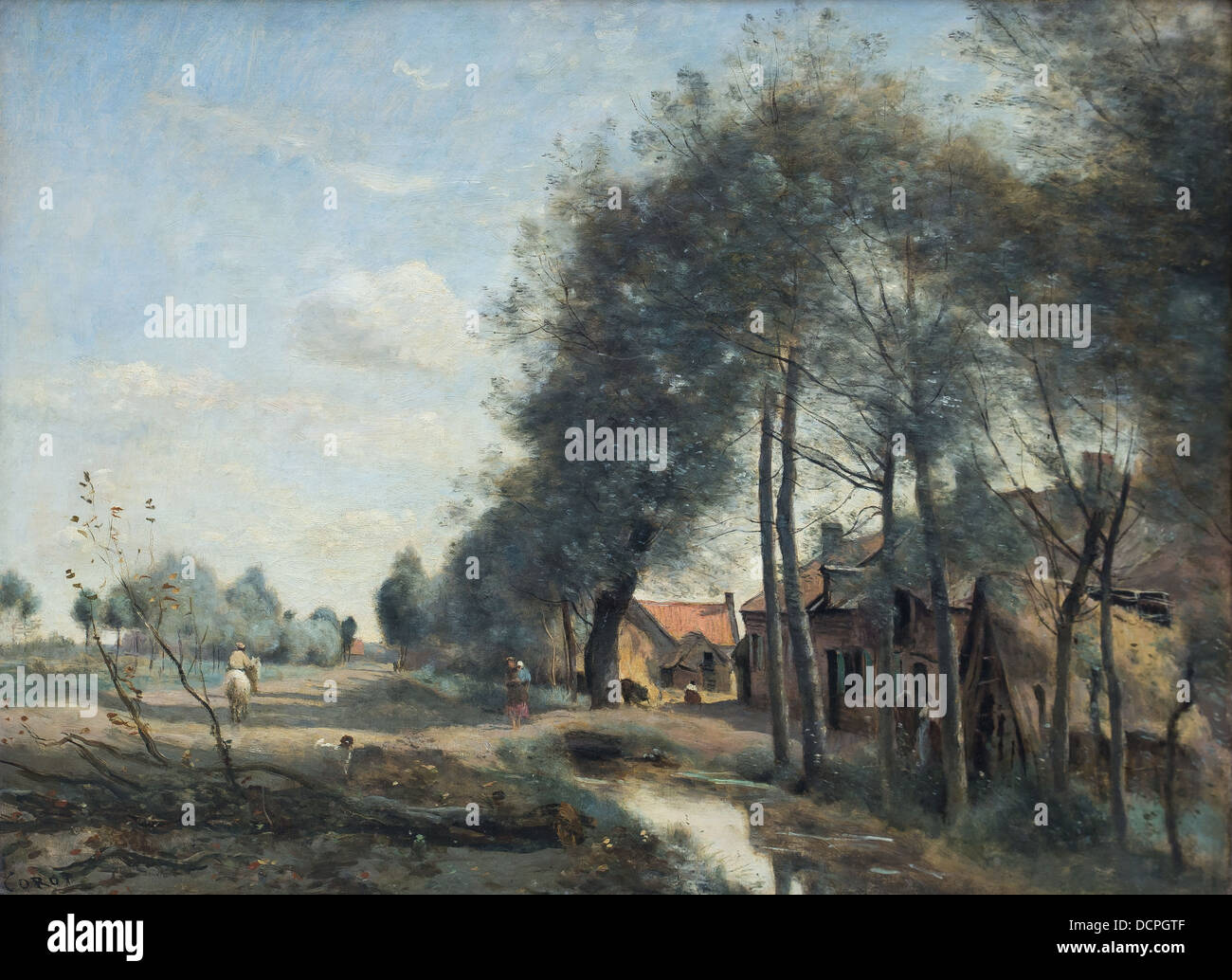 Jean baptiste camille corot louvre hi-res stock photography and images ...
