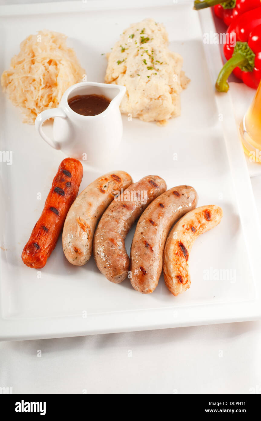 Selection main type german wurstel hi-res stock photography and images ...