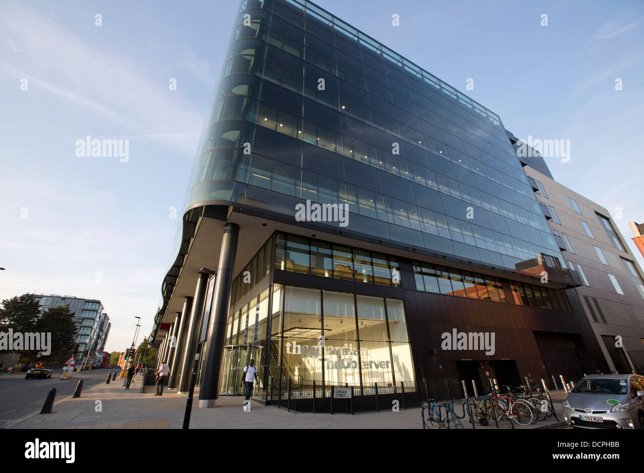 The Guardian newspaper offices in central London on August 20 2013 ...