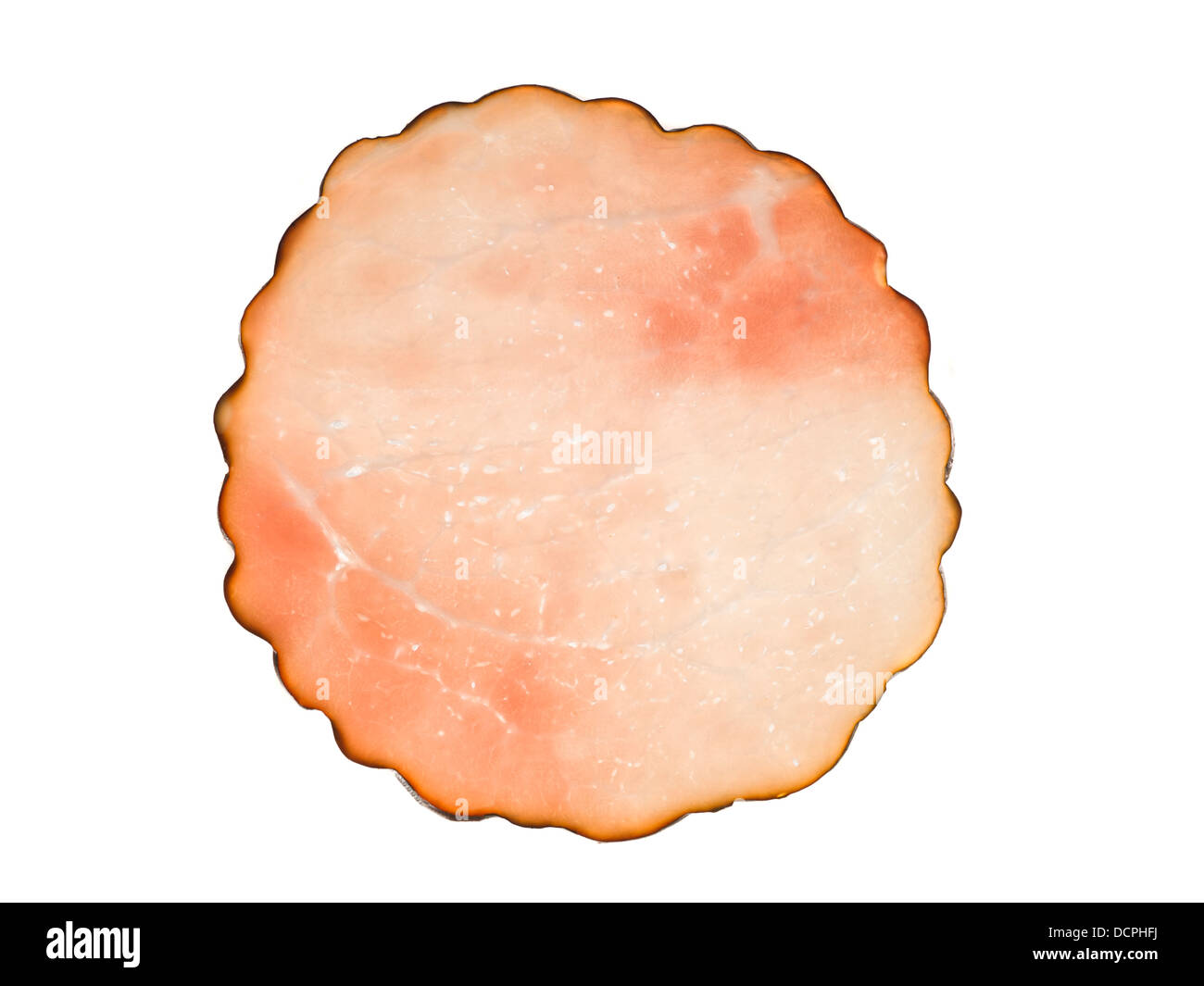 Slice of Ham Stock Photo - Alamy