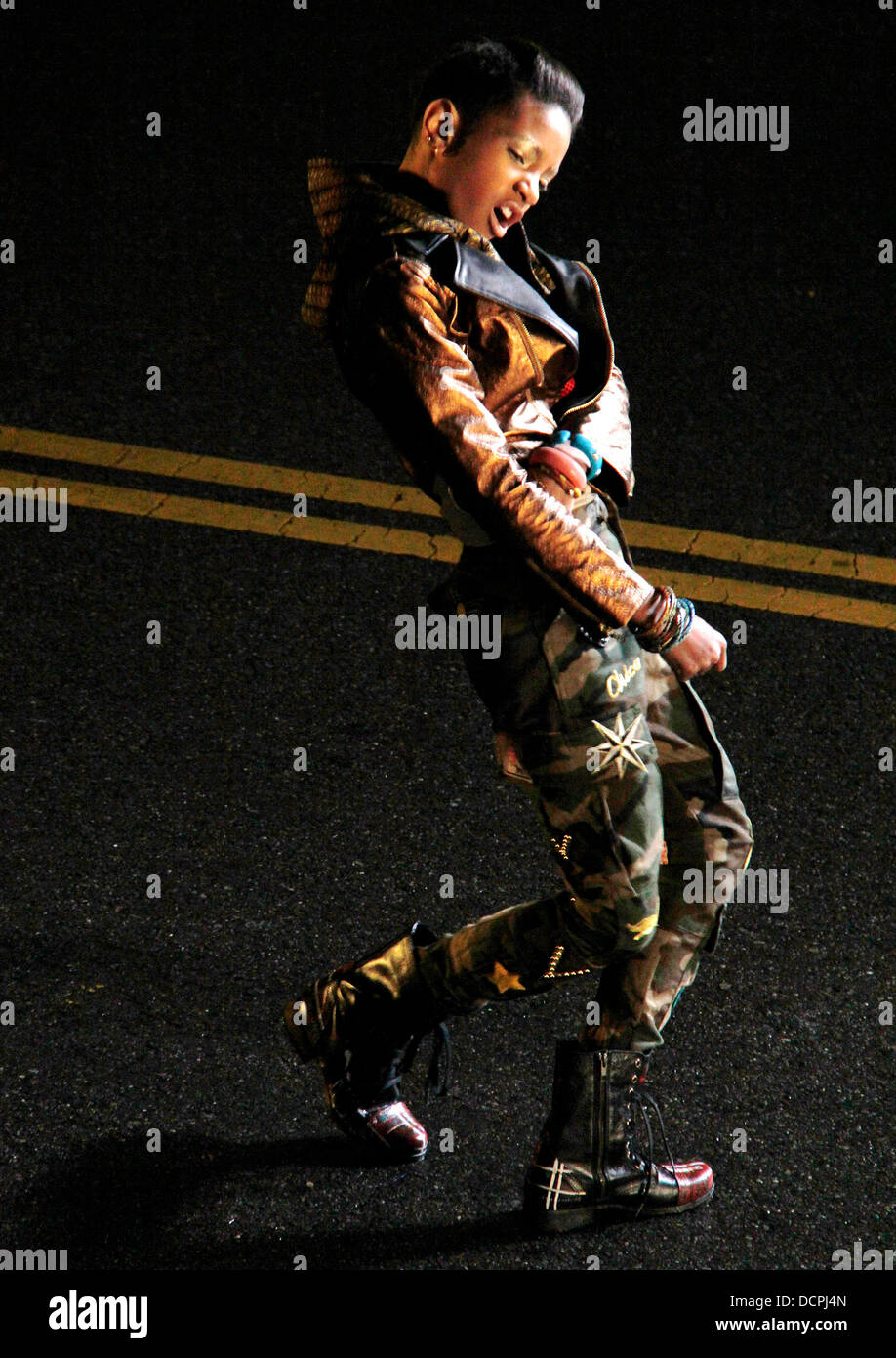Willow Smith The set for the music video of 'Fireball' by Willow Smith ...