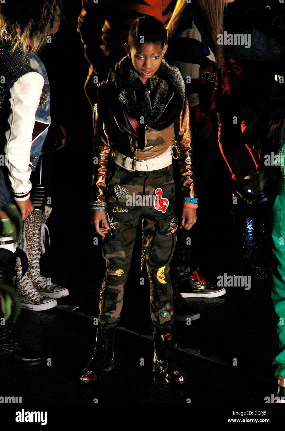 Willow Smith The set for the music video of 'Fireball' by Willow Smith ...