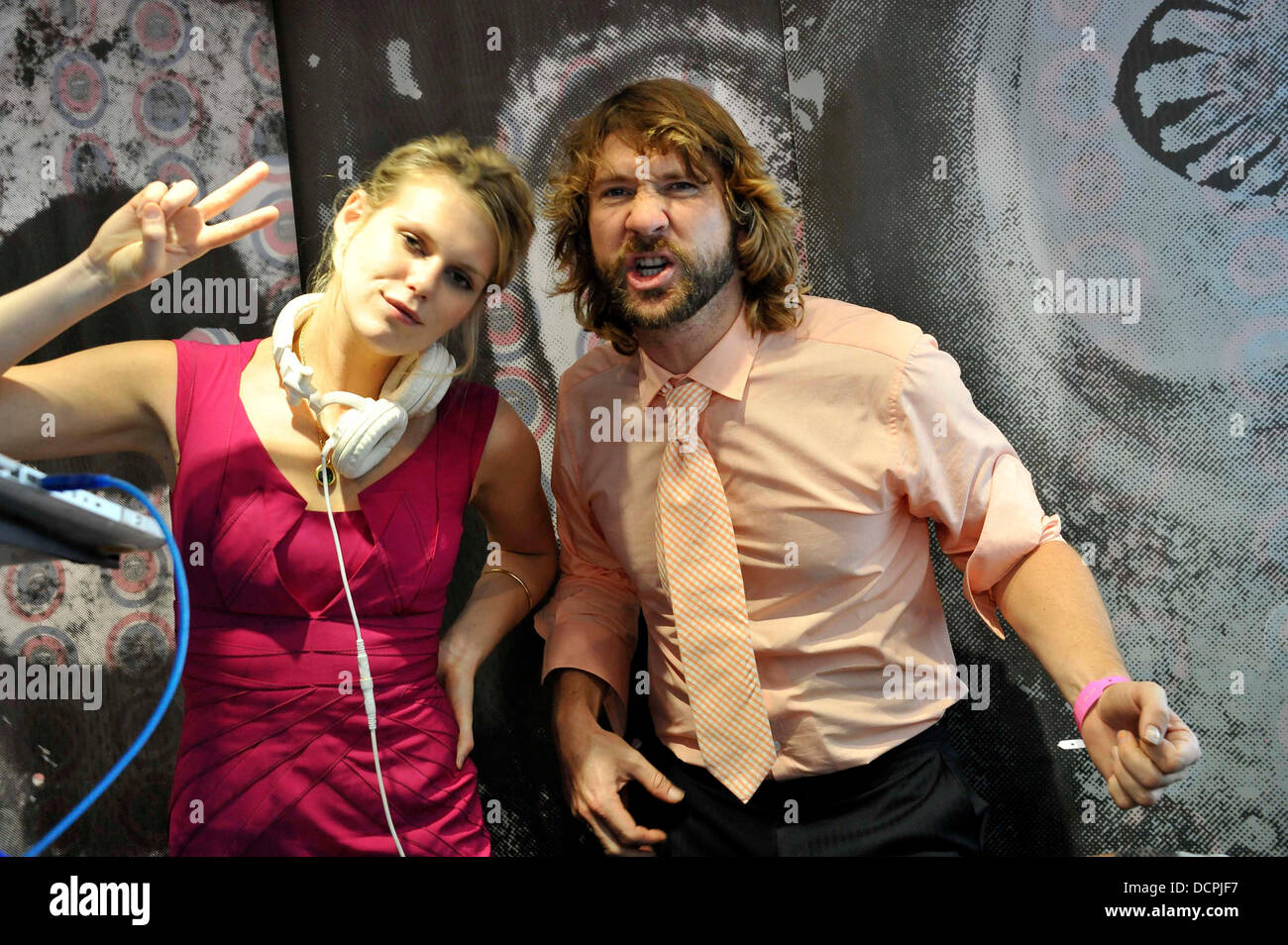 Keith Richards' daughter Alexandra Richards alongside Daimon Downey as ...