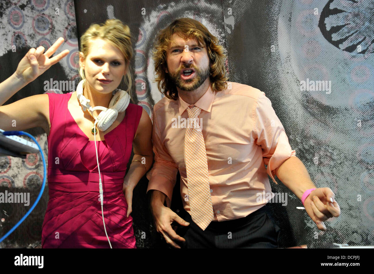 Keith Richards' daughter Alexandra Richards alongside Daimon Downey as ...