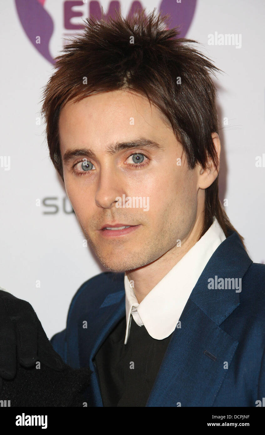 Jared Leto Of 30 Seconds To Mars The Mtv Europe Music Awards 2011 Emas