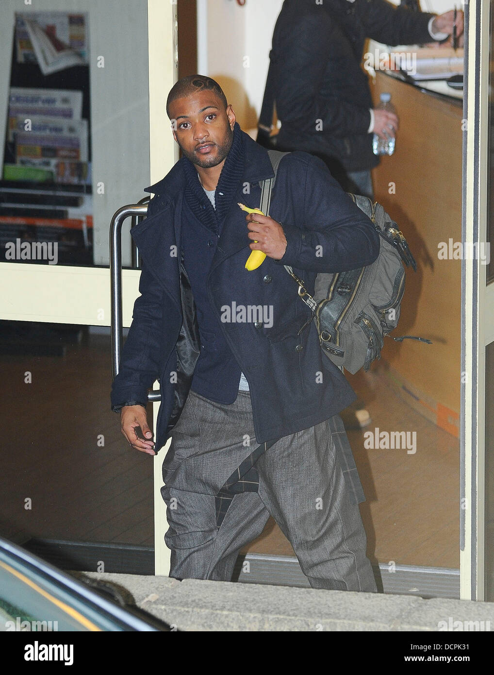 Jonathan Gill of JLS, at the X Factor Fountain Studios London, England ...