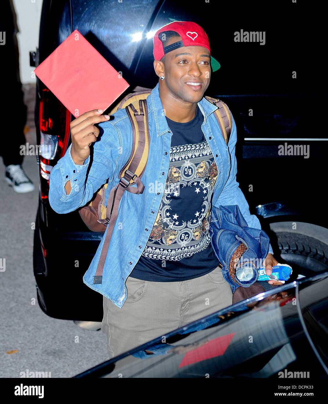 Oritse Williams of JLS, at the X Factor Fountain Studios London ...