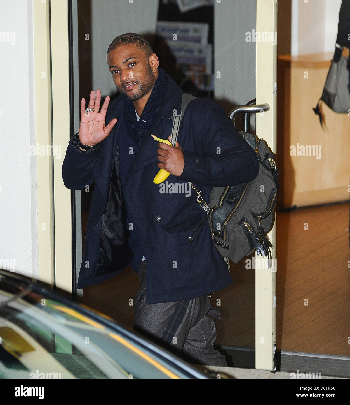 Jonathan Gill of JLS, at the X Factor Fountain Studios London, England ...