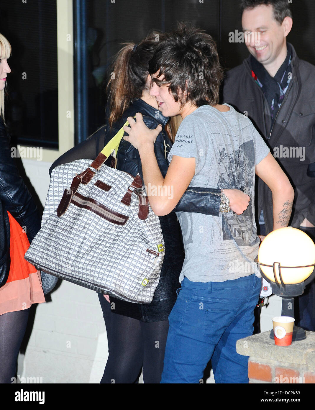 Frankie cocozza at the x factor studios london hi-res stock photography ...